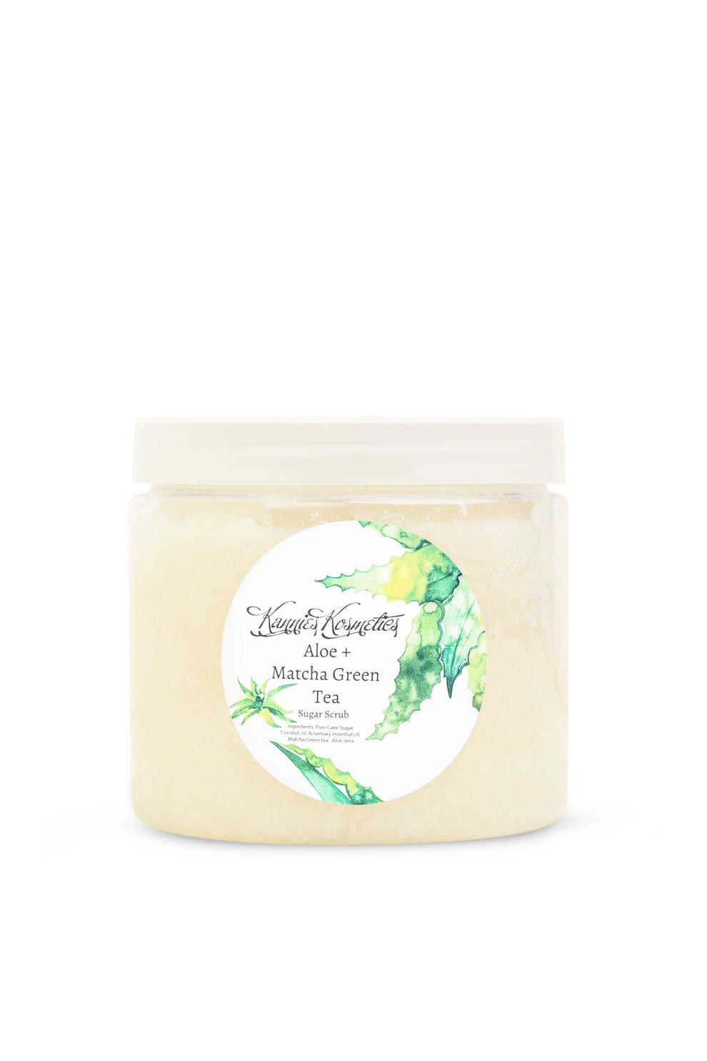 Aloe + Matcha Green Tea Body Scrub – kannies kosmetics